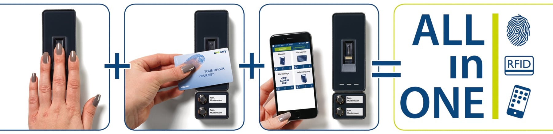 ekey | All-in-Online Zutrittslösung mit praktischem ekey Fingerprint